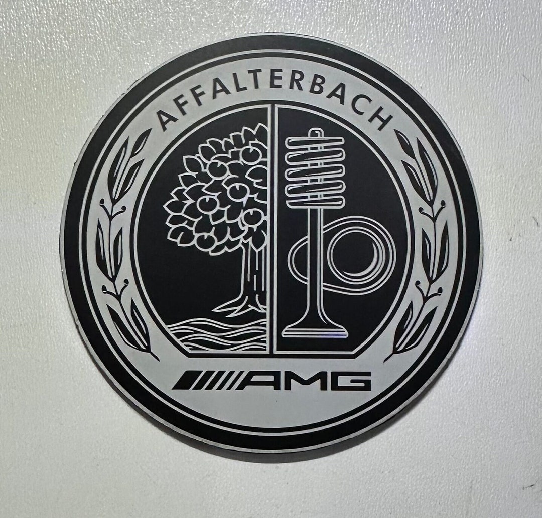 Mercedes-benz AMG Laser Etched Black Aluminium Affalterbach - Etsy