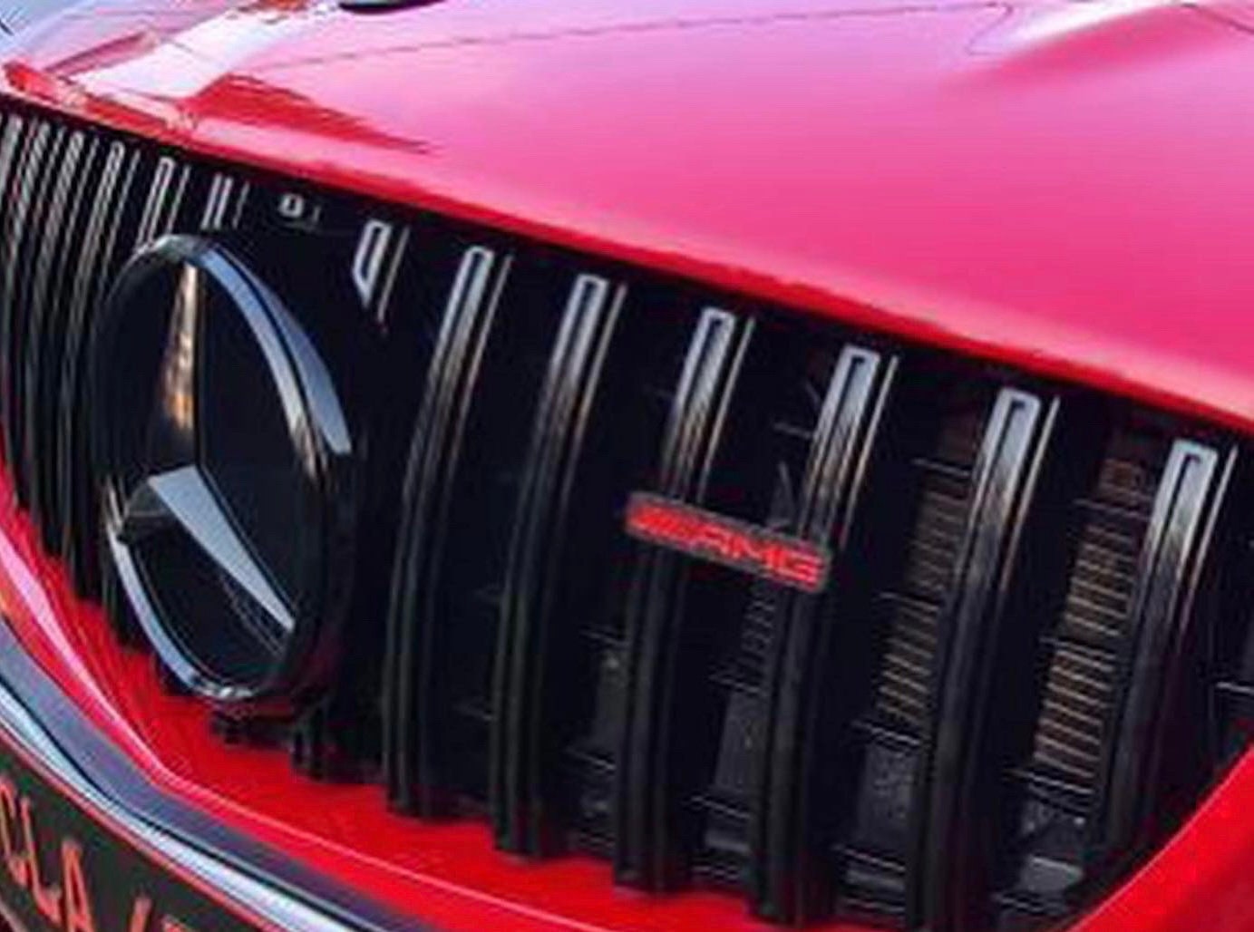 Mercedes/amg Carbon Fibre Grille Badge Exterior - Etsy