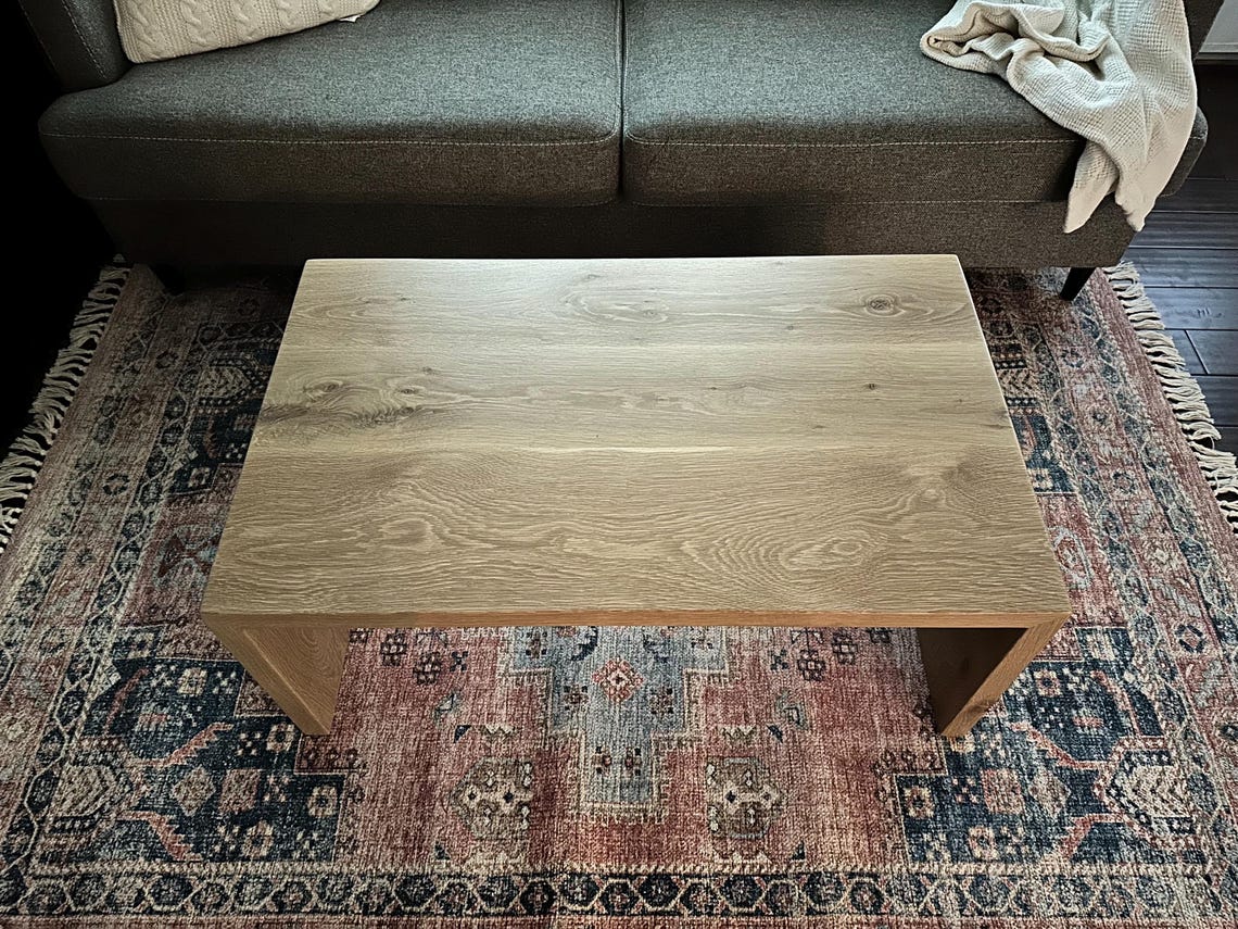 Waterfall Coffee Table - Etsy