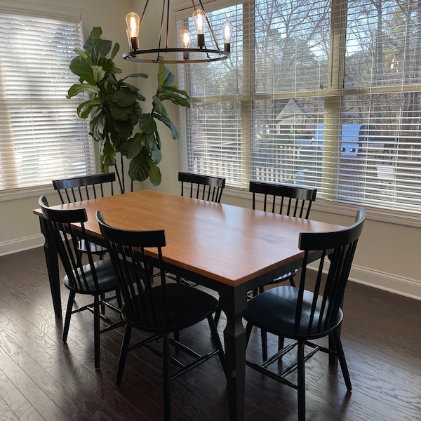Wood Slab Dining Table - Etsy