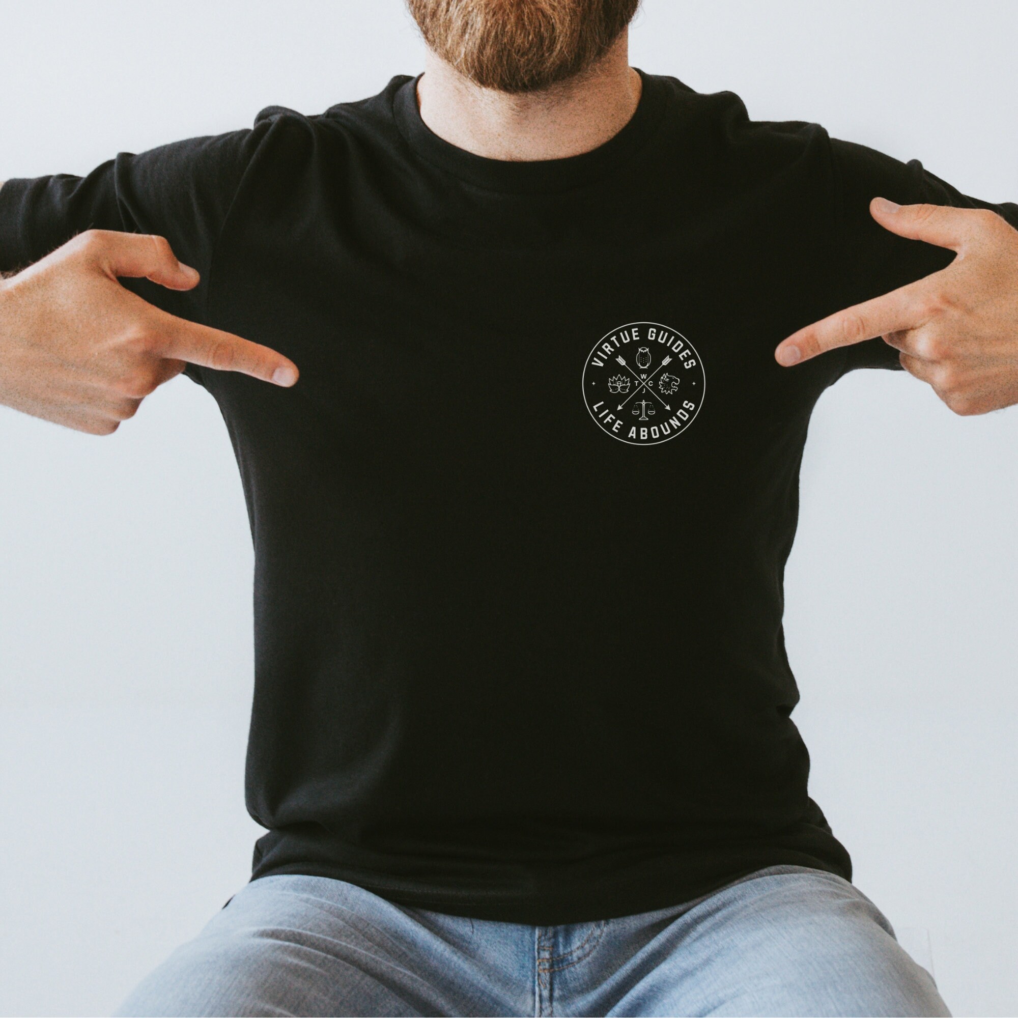 Stoic Cardinal Virtues Tshirt Stoicism Shirt Stoic Shirt Stoicism Gift ...