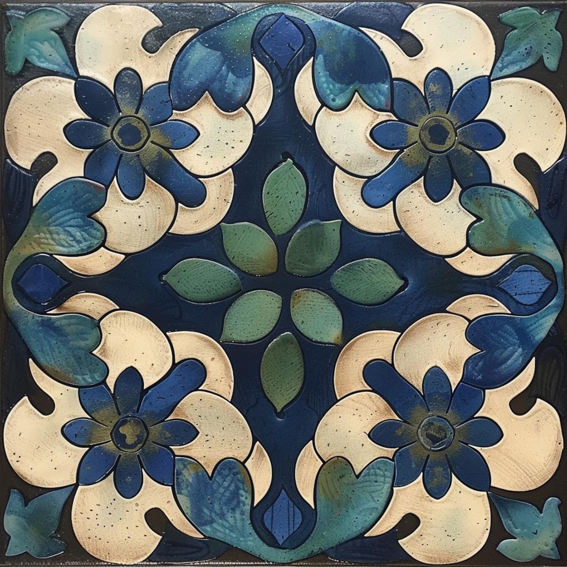 Kitchen Bathroom Backsplash Tile Floor Tile Custom Tile Vintage ...