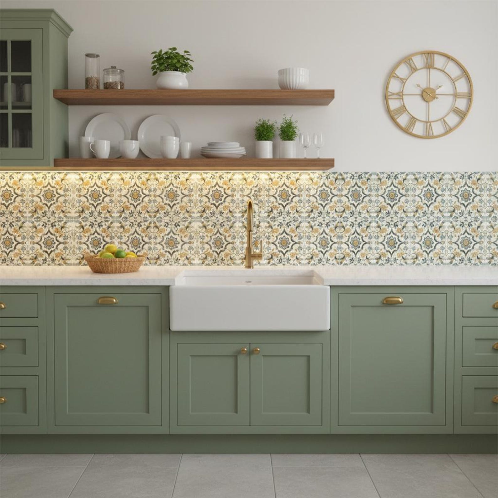 Decorative Ceramic Tile, Patterned Backsplash Tile, Luxury Wall Tile ...