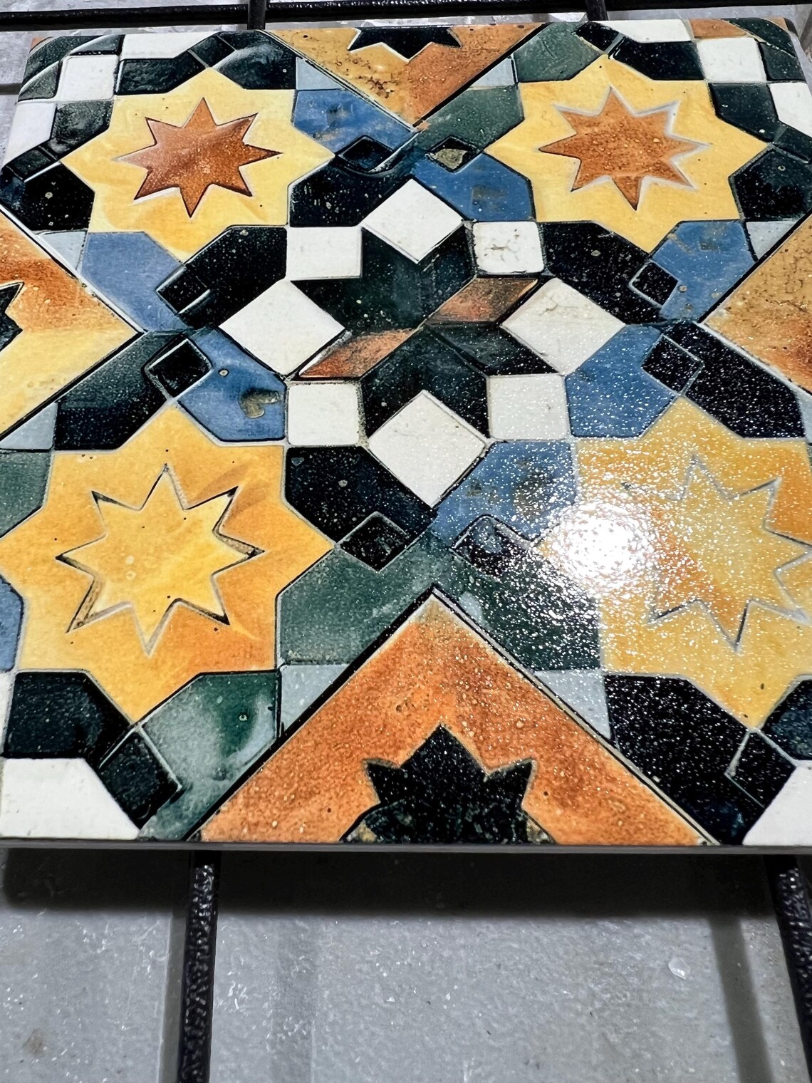 Sahara Starlight Mosaic Moroccan-style Ceramic Tile, Design, Intricate ...