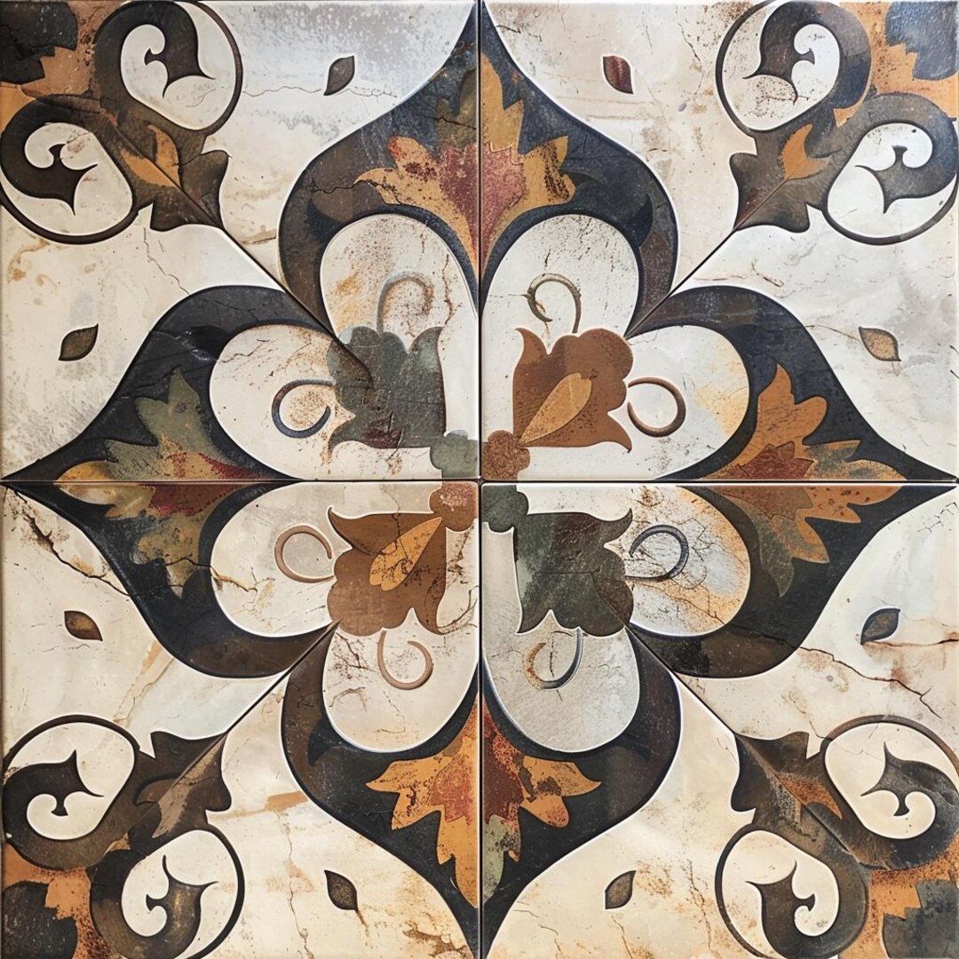 Kitchen Bathroom Backsplash Tile Floor Tile Custom Tile Vintage ...