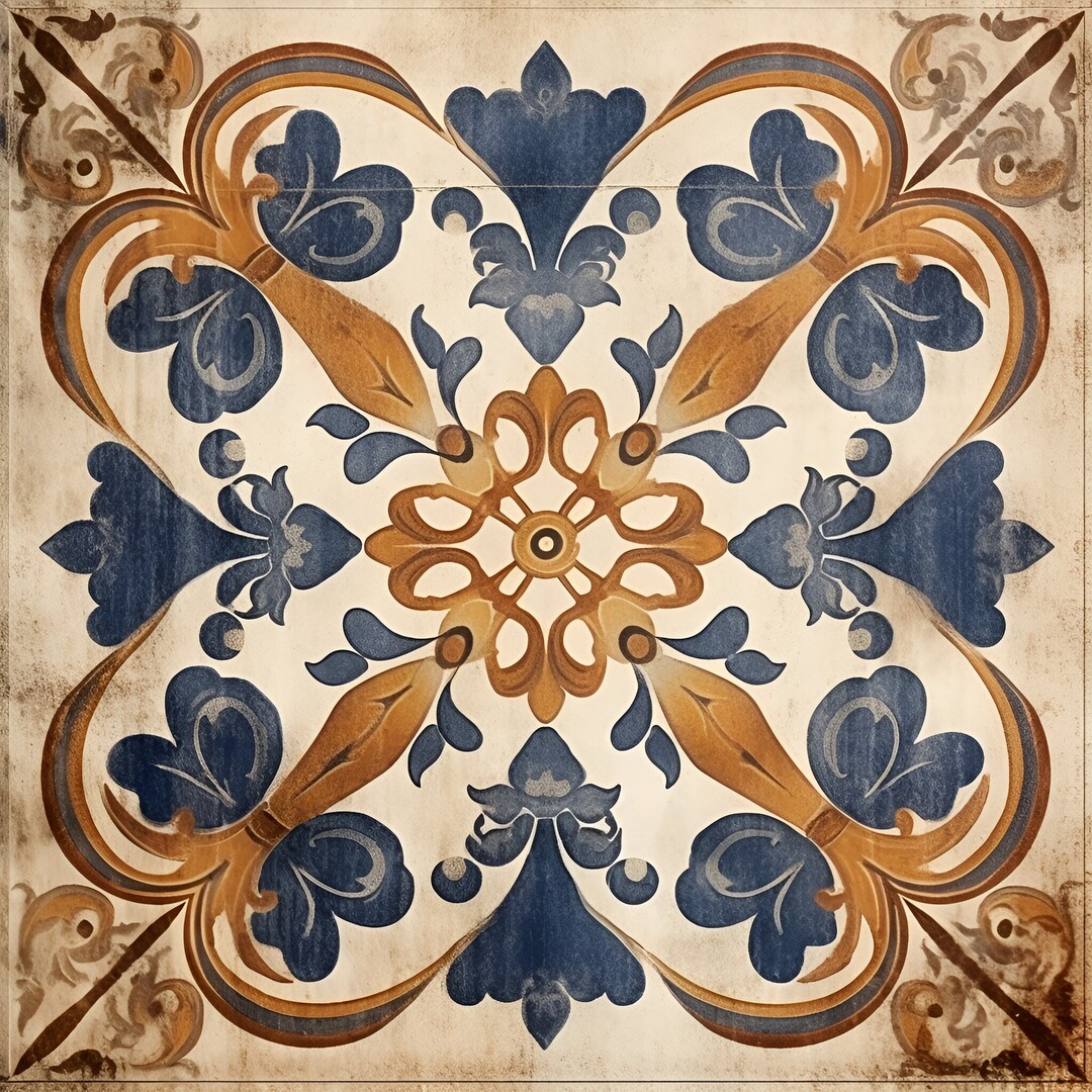 Kitchen Bathroom Backsplash Tile Floor Tile Custom Tile Vintage ...