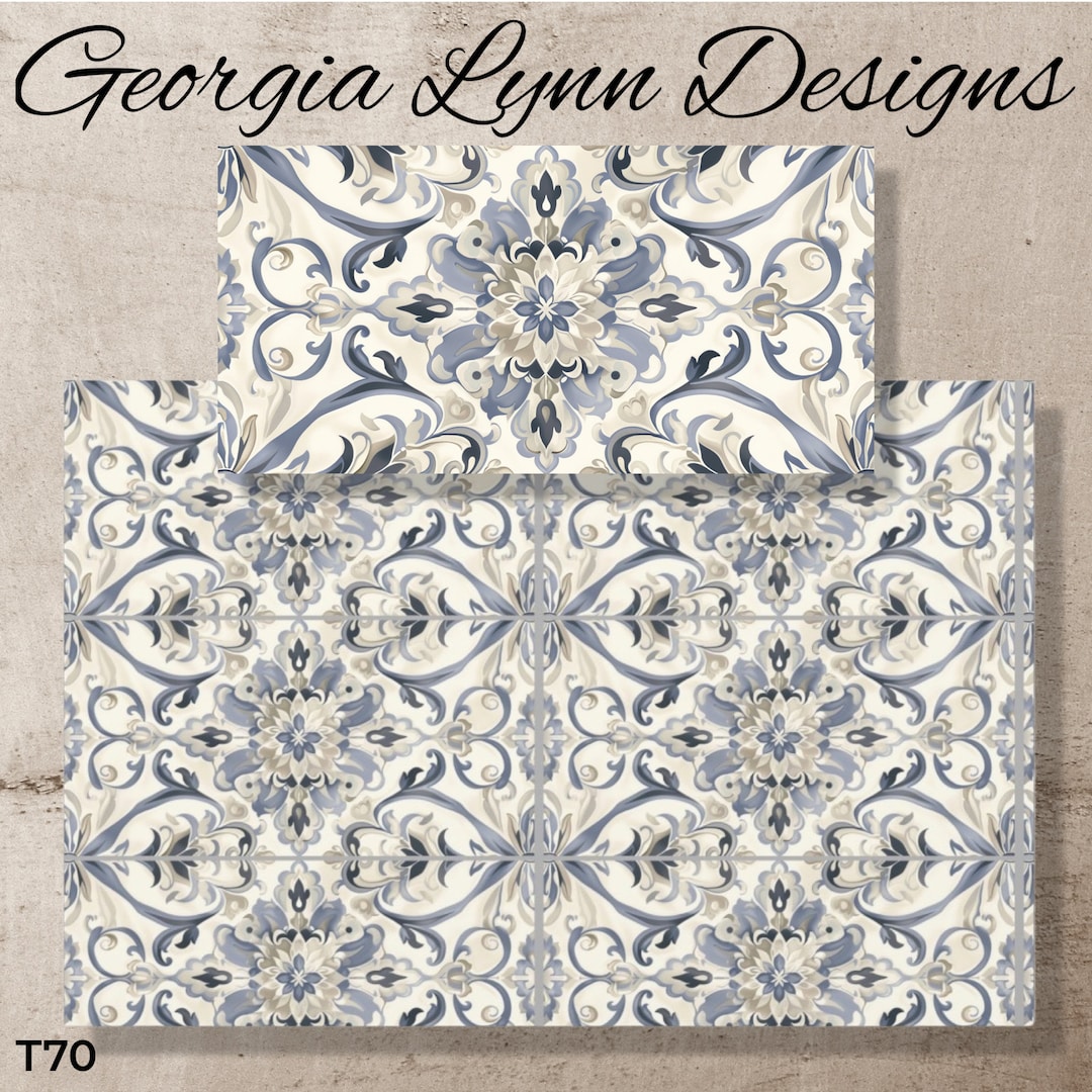 Kitchen Bathroom Backsplash Tile Floor Tile Custom Tile Vintage ...