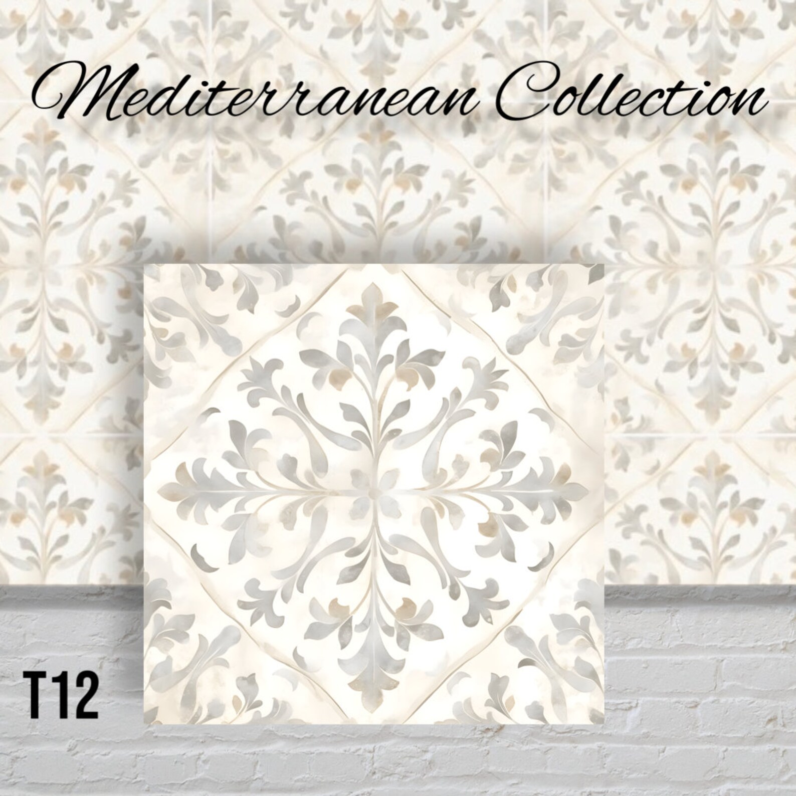 Kitchen Bathroom Backsplash Tile Floor Tile Custom Tile Vintage ...