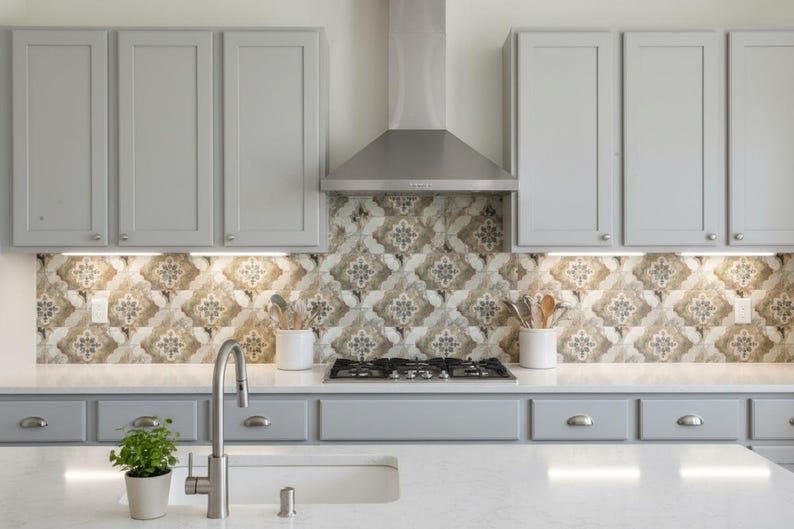 Mediterranean Ceramic Tile 8"x16” – Rustic Aged Stone Look | Tuscan ...