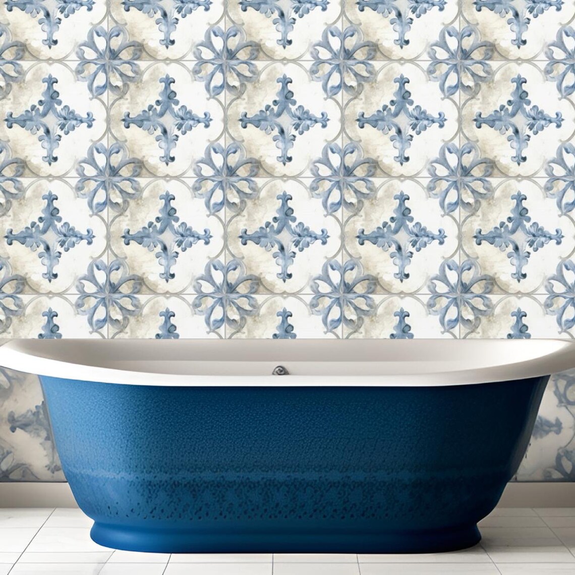 Kitchen Bathroom Backsplash Tile Floor Tile Custom Tile Vintage ...