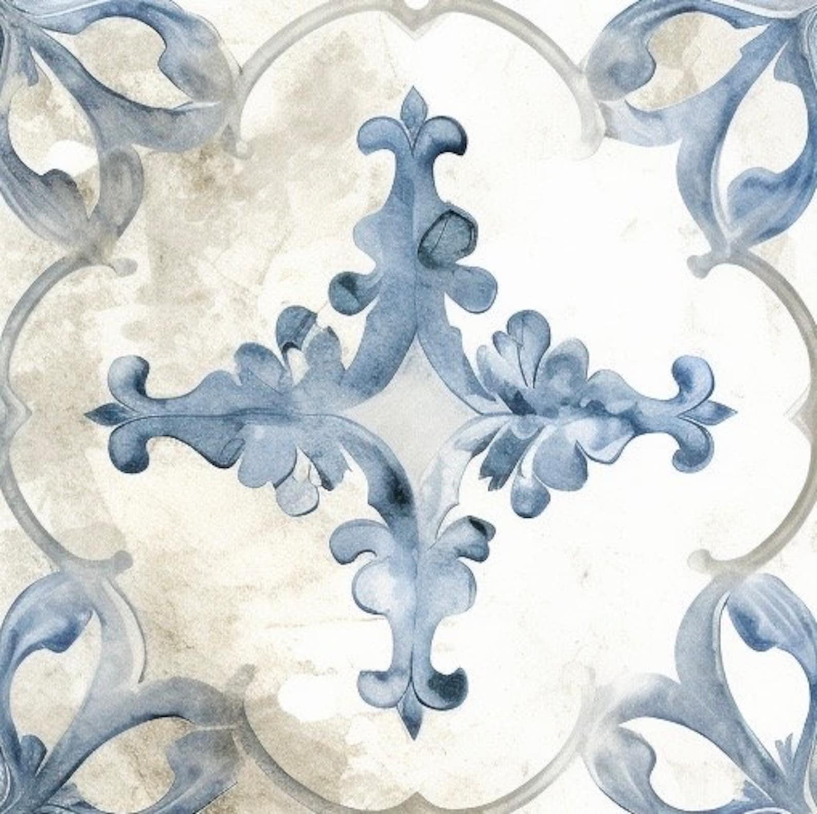 Kitchen Bathroom Backsplash Tile Floor Tile Custom Tile Vintage ...