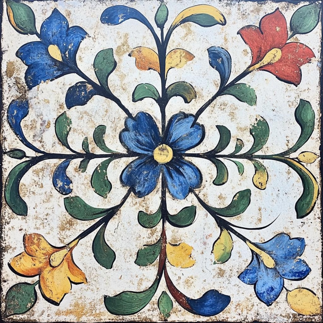 Kitchen Bathroom Backsplash Tile Floor Tile Custom Tile Vintage ...