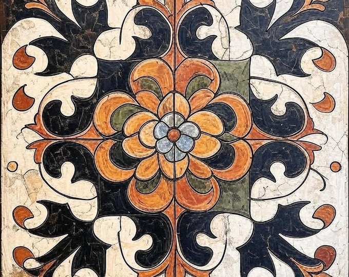 Kitchen Bathroom Backsplash Tile Floor Tile Custom Tile Vintage ...