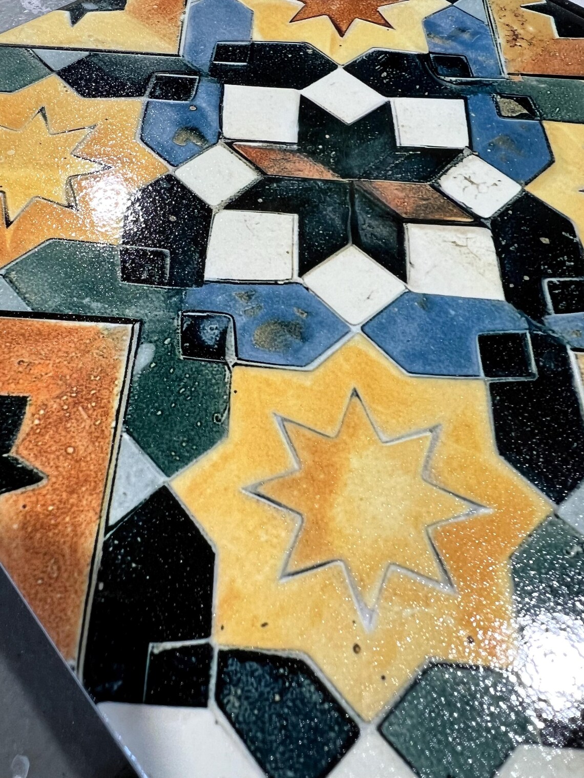 Sahara Starlight Mosaic Moroccan-style Ceramic Tile, Design, Intricate ...
