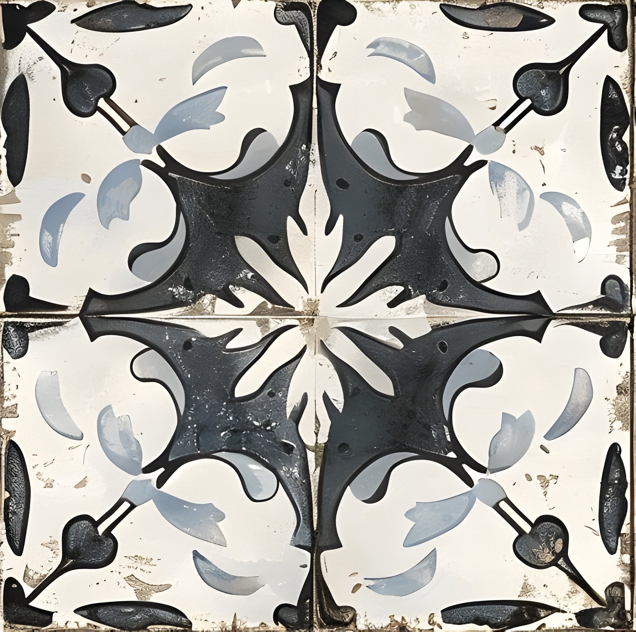 Custom Ceramic Tile Vintage Italian Decor, Kitchen, Shower, Backsplash ...