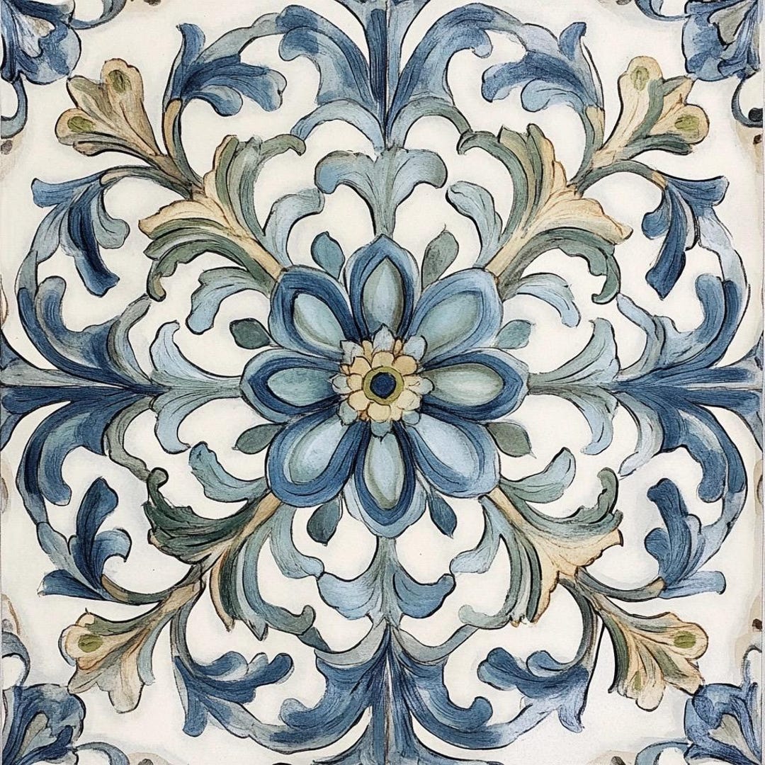 Kitchen Bathroom Backsplash Tile Floor Tile Custom Tile Vintage ...