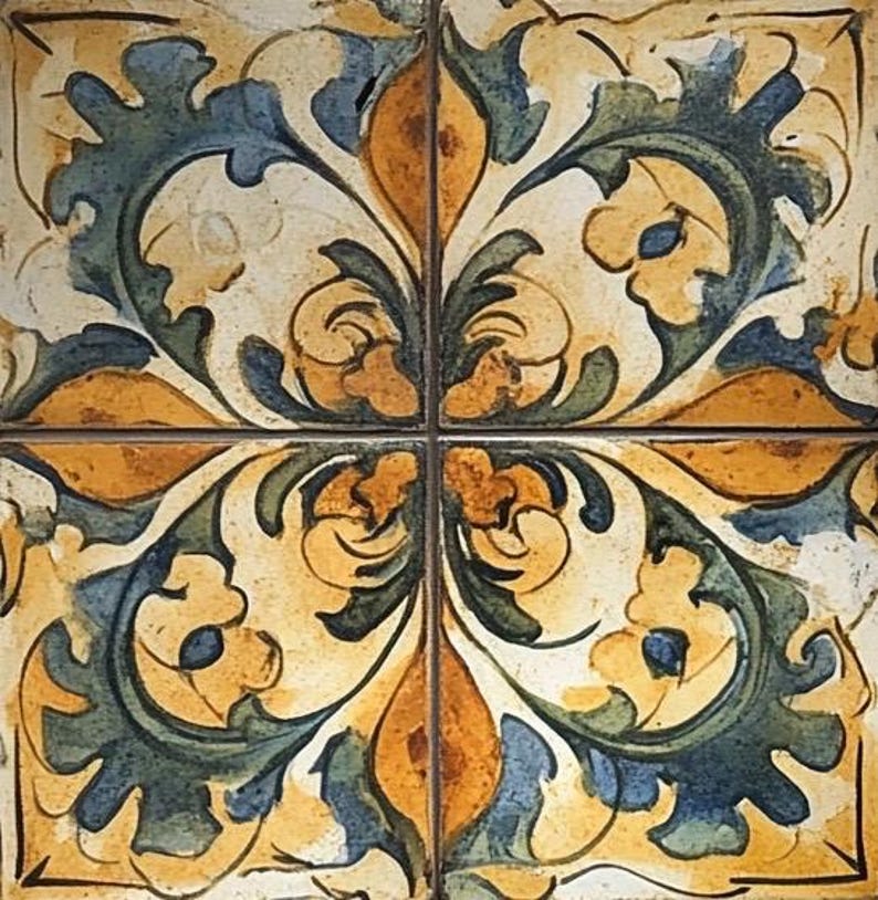 Backsplash Kitchen Bathroom Shower Tile Ceramic Tile Farmhouse Vintage ...