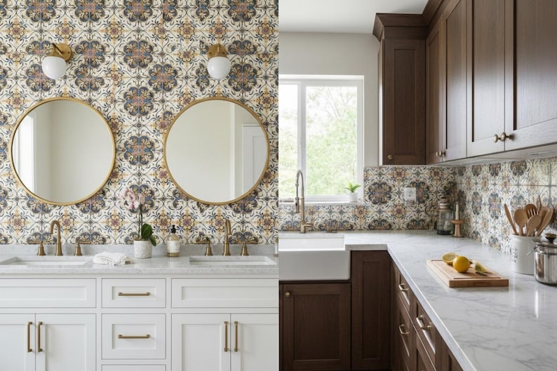 Matte Ceramic Tile Wall Tile for Kitchen Backsplash, Shower, Accent ...