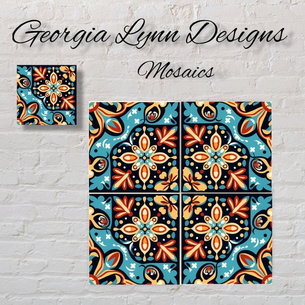 12 X 12 Mexican Tiles - Etsy