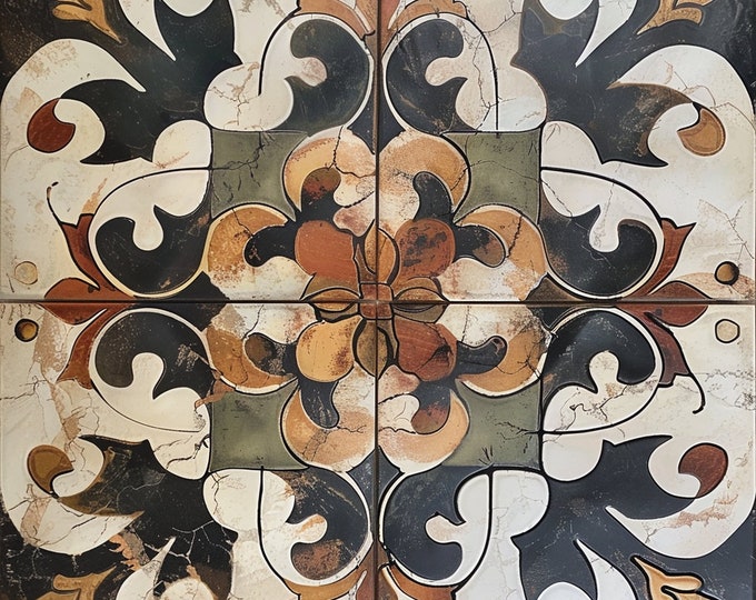 Kitchen Bathroom Backsplash Tile Floor Tile Custom Tile Vintage ...