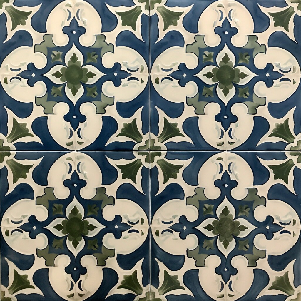 Kitchen Bathroom Backsplash Tile Floor Tile Custom Tile Vintage ...
