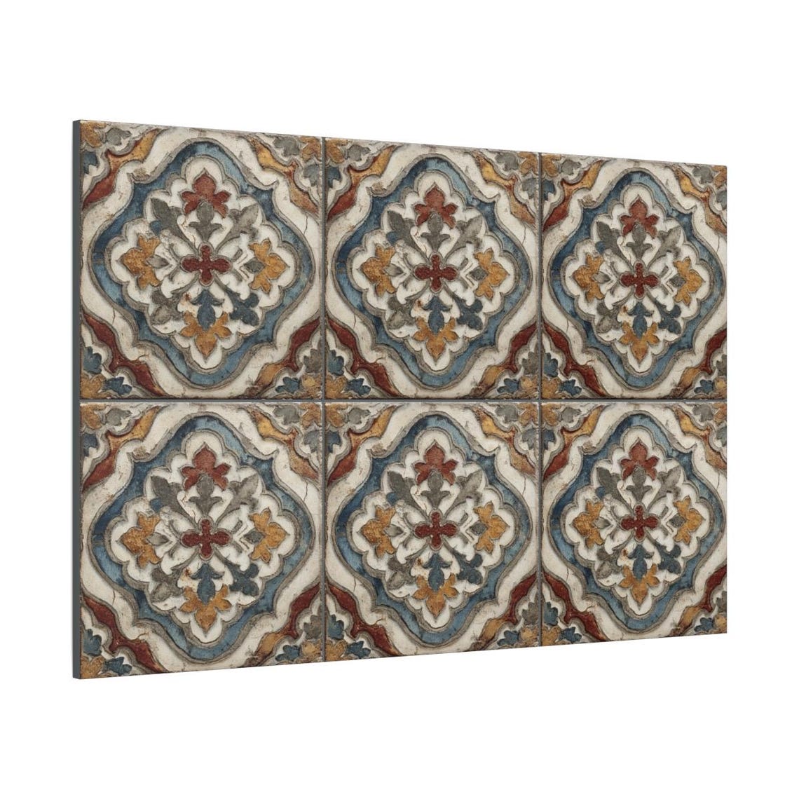 Andalusian Vesper Bloom™ Ceramic Tile Wall Tile for Kitchen Backsplash ...