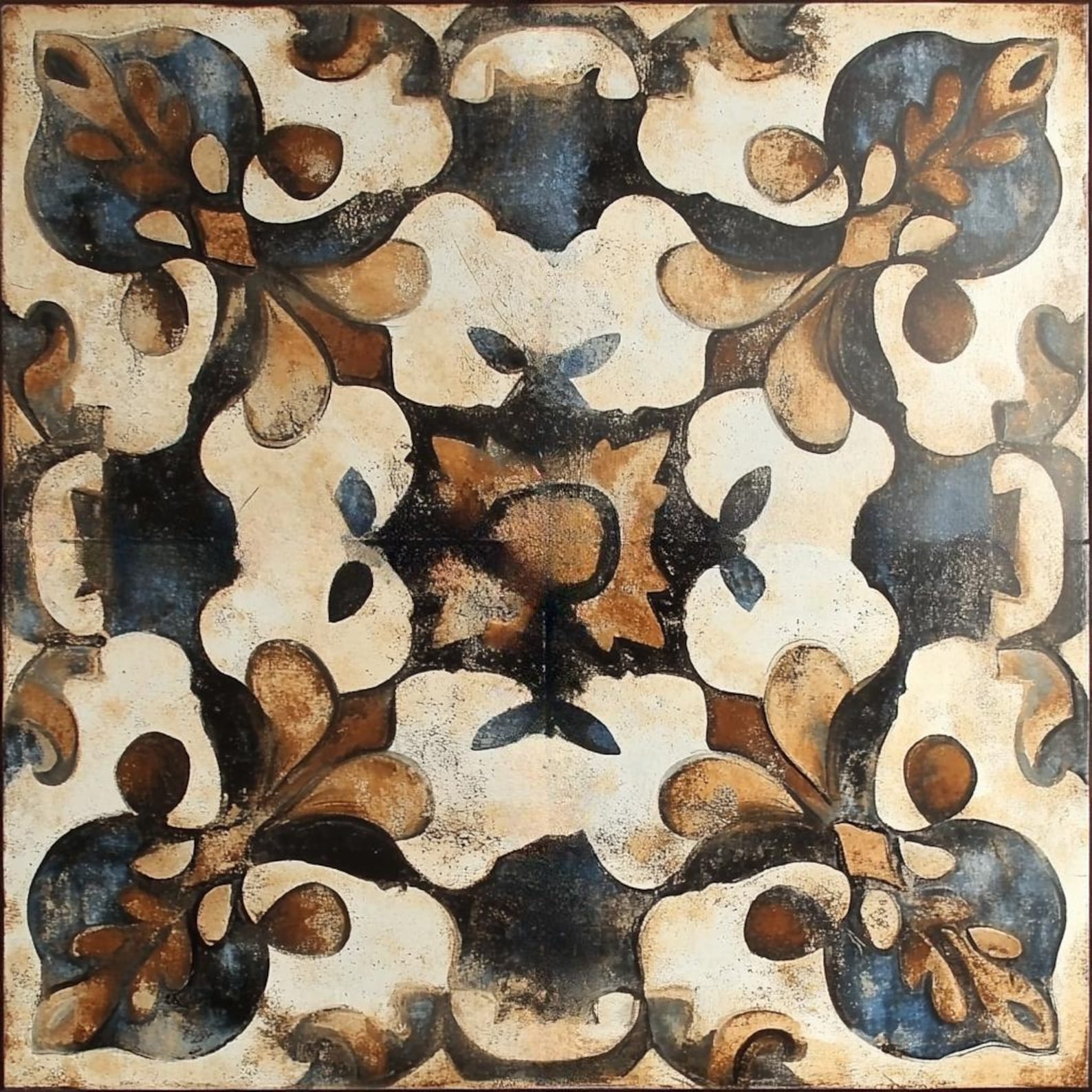 Kitchen Bathroom Backsplash Tile Floor Tile Custom Tile Vintage ...