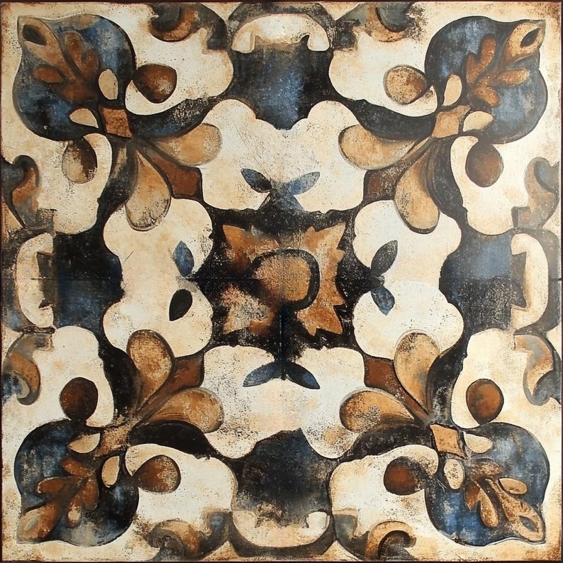 Kitchen Bathroom Backsplash Tile Floor Tile Custom Tile Vintage ...