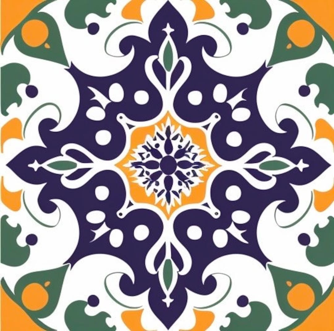 Italian Inspired Decorative Tile Backsplash Kitchen Bathroom Vintage ...