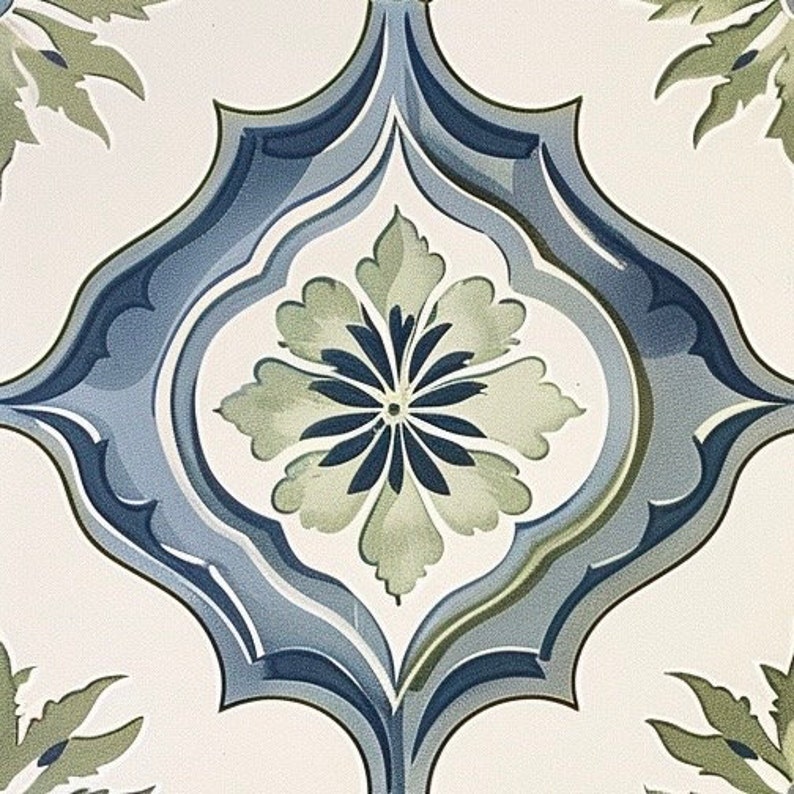 Kitchen Bathroom Backsplash Tile Floor Tile Custom Tile Vintage ...