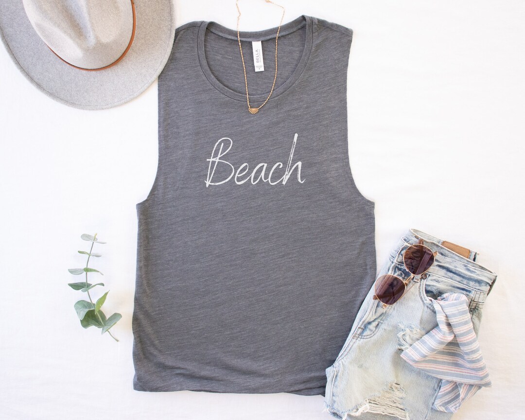 Beach Muscle Tank Lesbian Tank Beach Beach Tank Top - Etsy