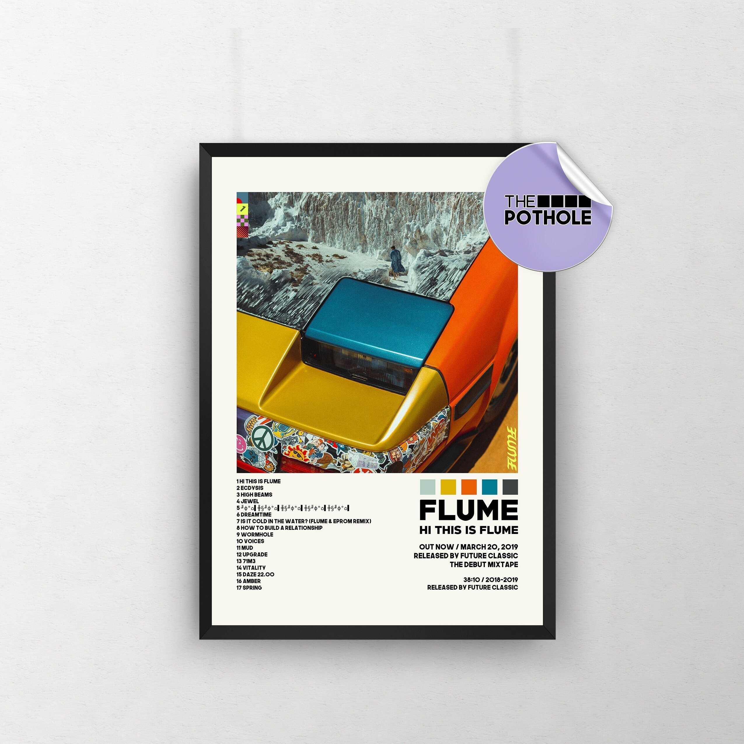 Flume Posters / Hi This Is Flume Poster / Album Cover Poster sold by ...