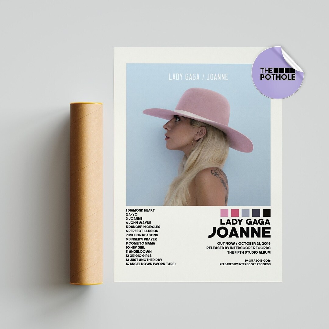 Lady Gaga Posters / Joanne Poster Album Cover Poster Print - Etsy