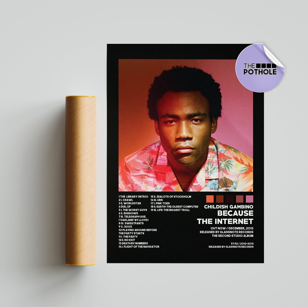 Childish Gambino Posters / Because the Internet Poster / Album - Etsy