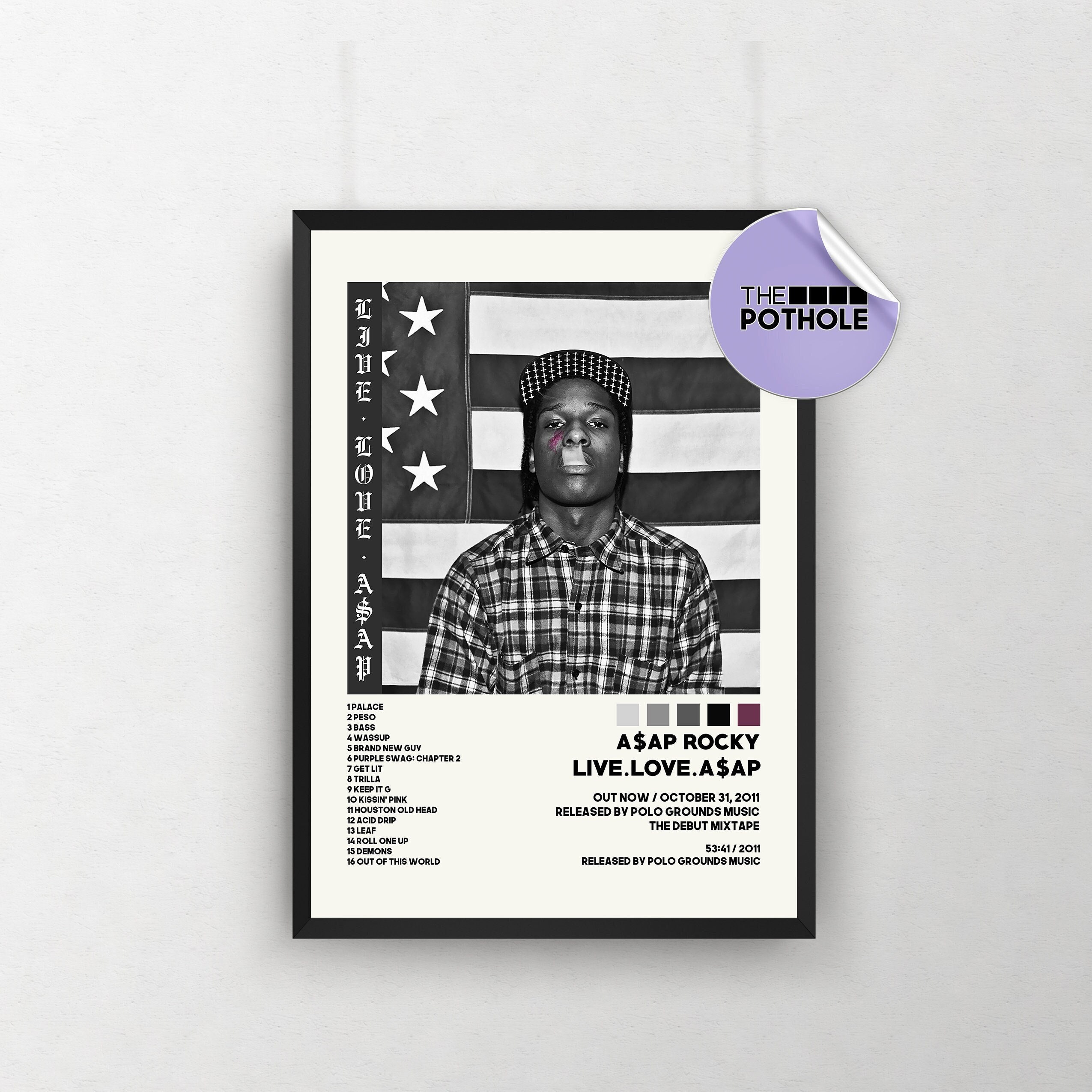 ASAP Rocky Poster / Live Love ASAP Poster / Album Cover Poster - Etsy