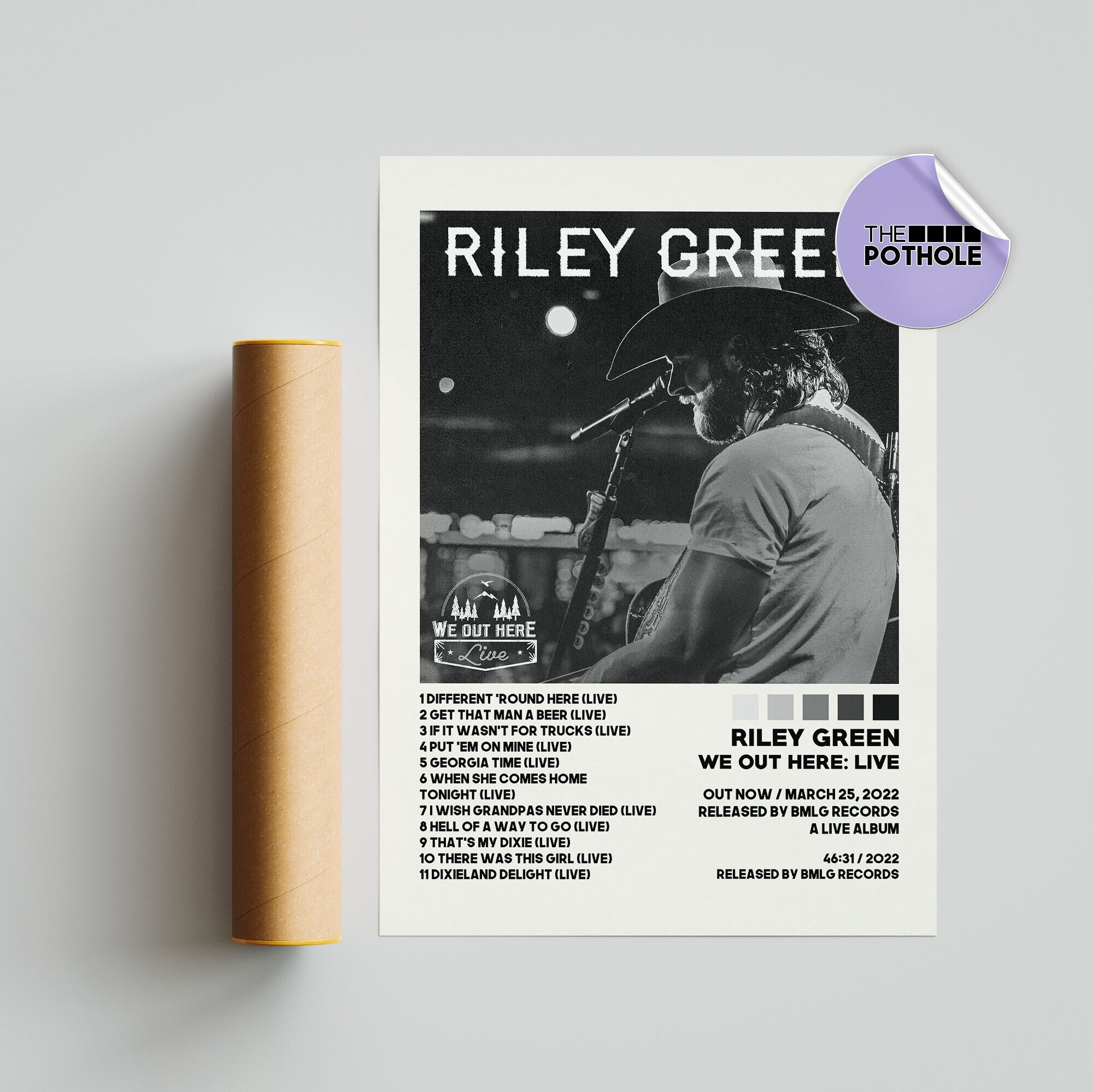 Riley Green Posters / We Out Here - Live Poster sold by Boba Fett | SKU ...