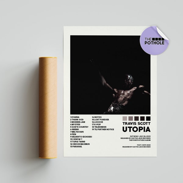 Travis Scott Utopia Album Print - Etsy