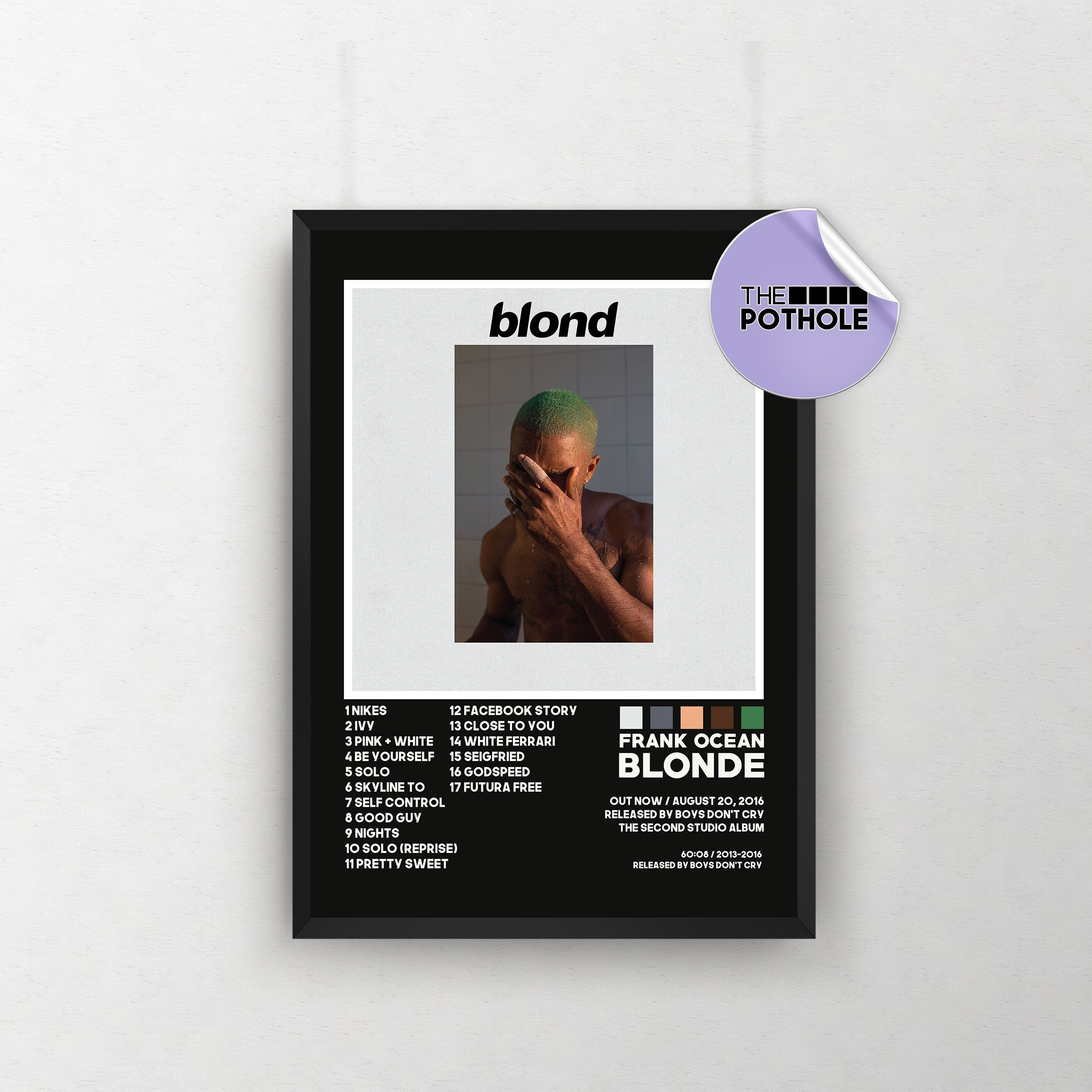 Frank Ocean Posters / Blonde Poster sold by Amiable Dyna | SKU 87521018 ...