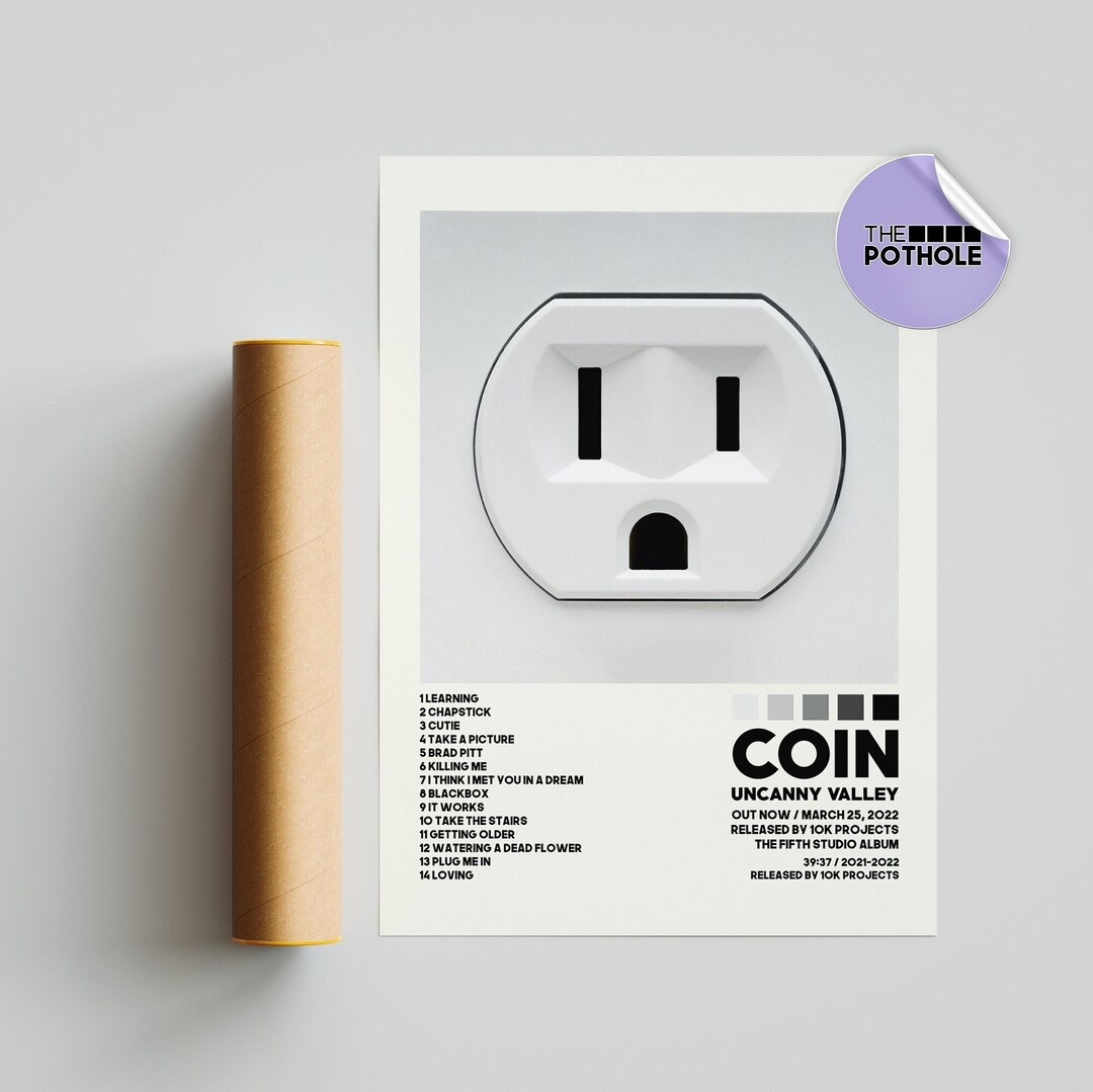 COIN Posters / Uncanny Valley Poster / Album Cover Poster / - Etsy