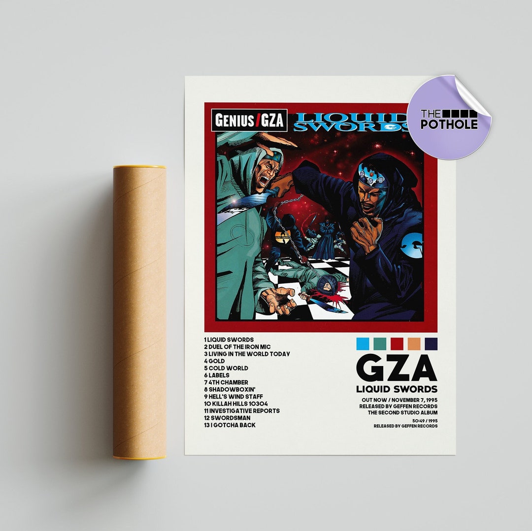 GZA Album Posters / Liquid Swords Poster Album Cover Poster - Etsy