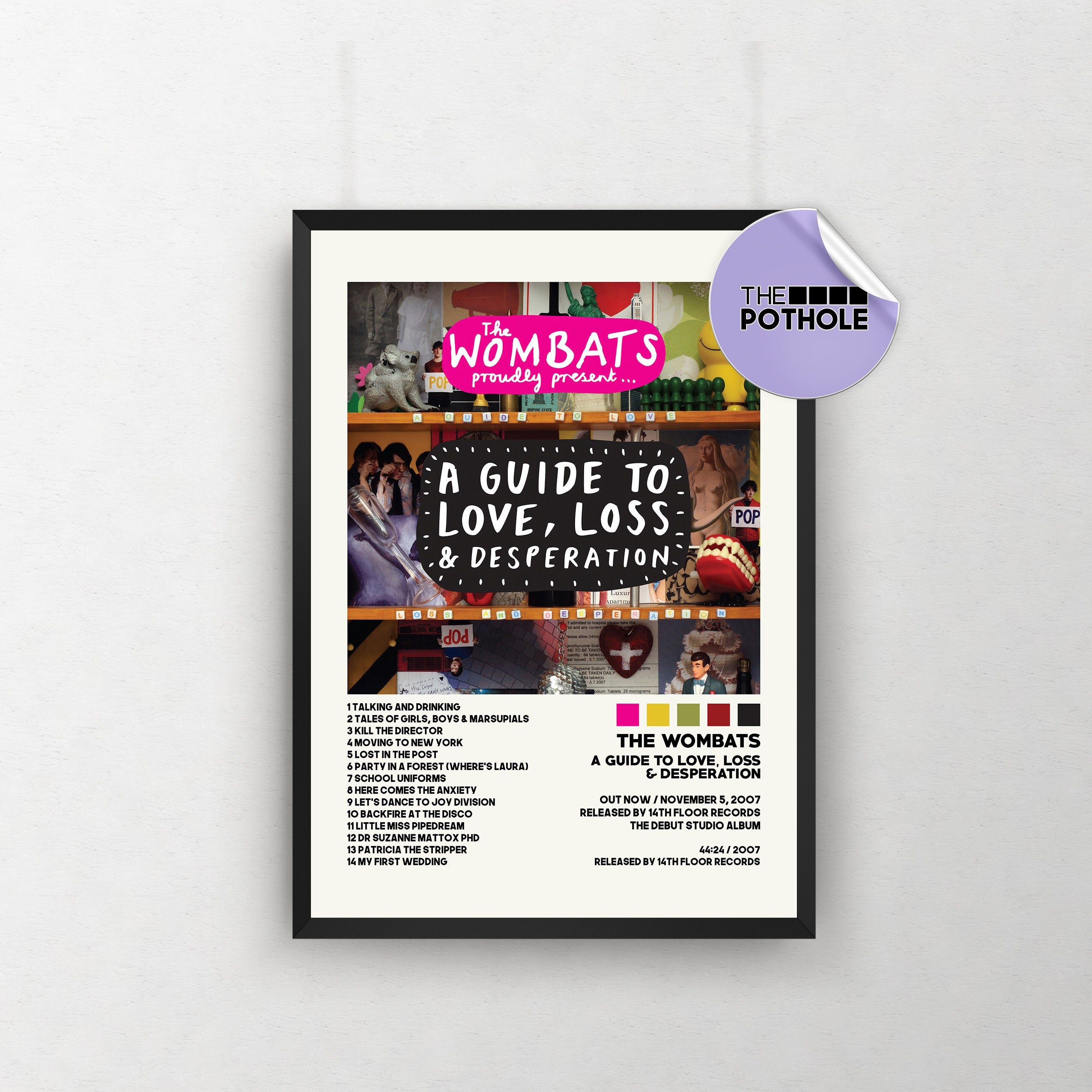 The Wombats Posters, A Guide To Love, Loss & Desperation Poster, The ...