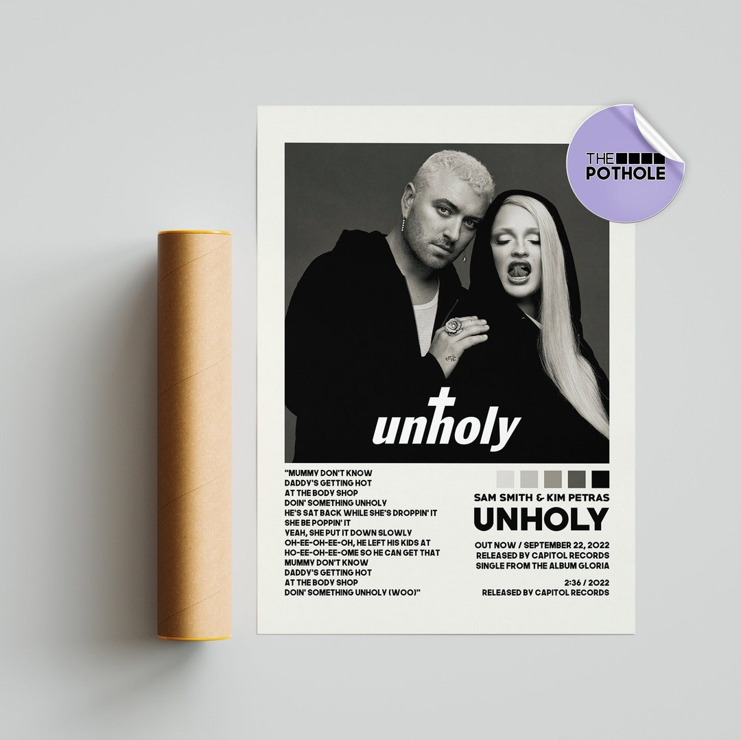 Sam Smith Poster / Unholy Poster / Album Cover Poster Print - Etsy