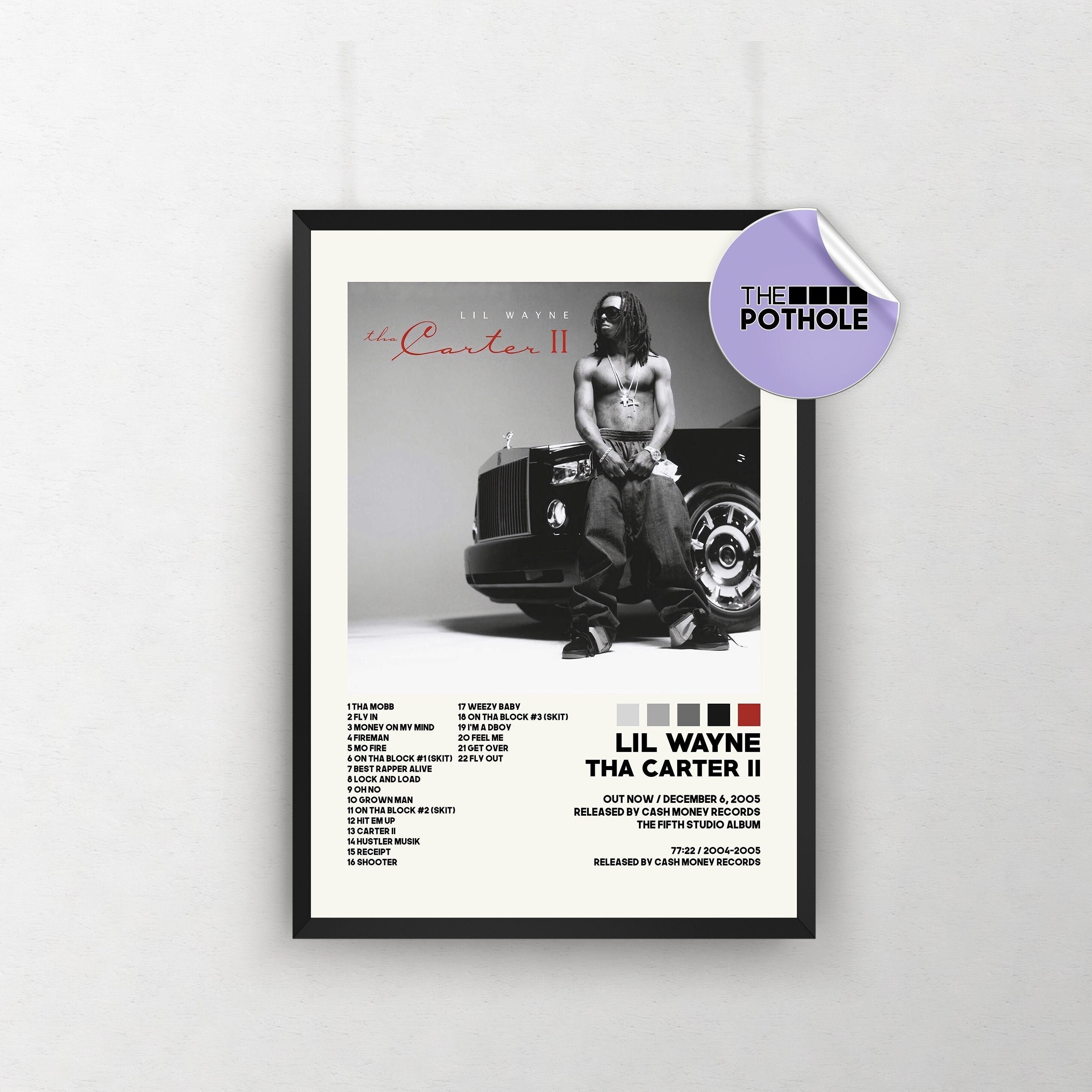 Lil Wayne Posters / Tha Carter II Poster / Album Cover Poster - Etsy ...