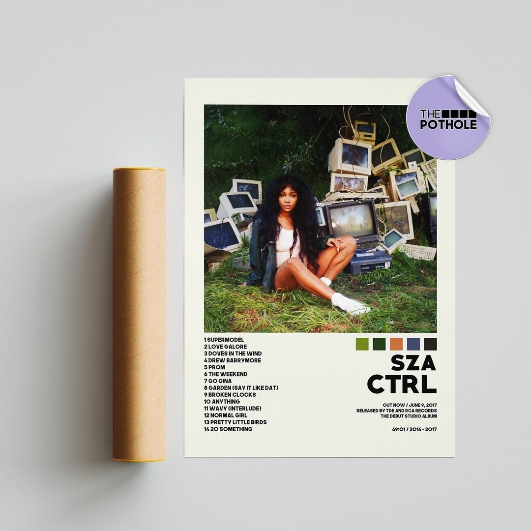 SZA Poster CTRL Poster SZA Tracklist Album Cover Poster / - Etsy