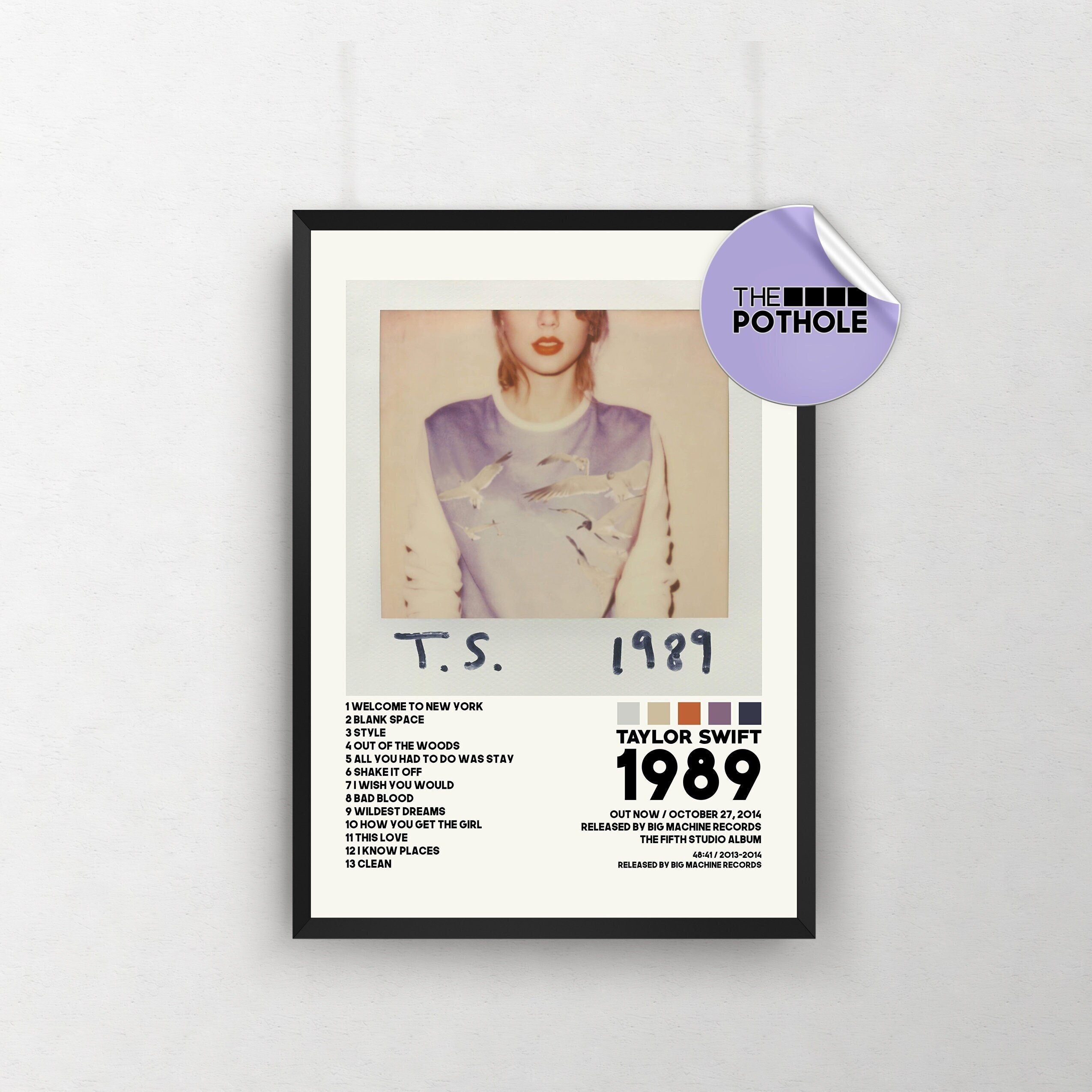Taylor Posters / 1989 Poster / Album Cover Poster sold by Box In ...