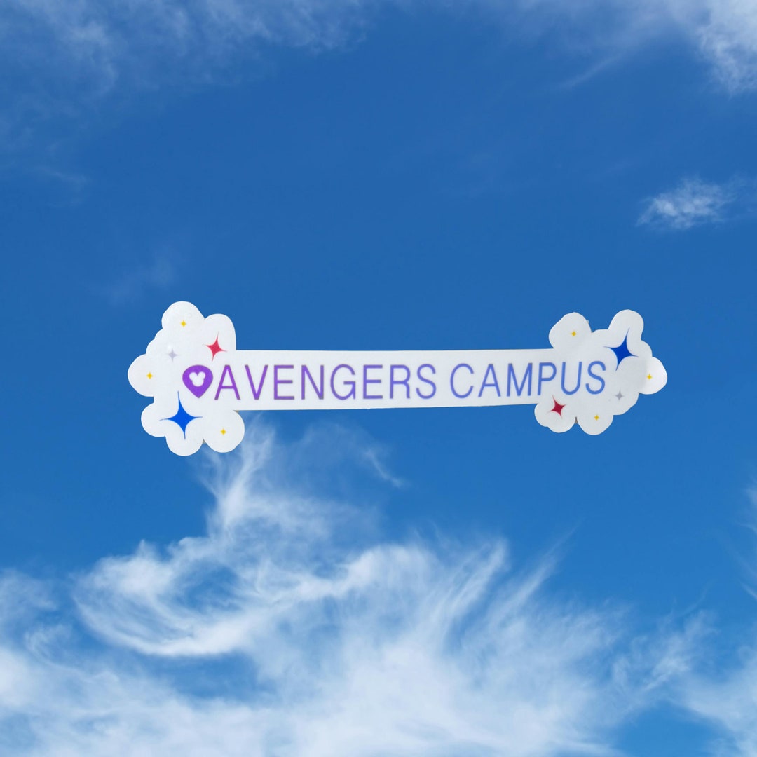 Avengers Campus Sticker, Disney Laptop Sticker, Decal, Water Bottle ...