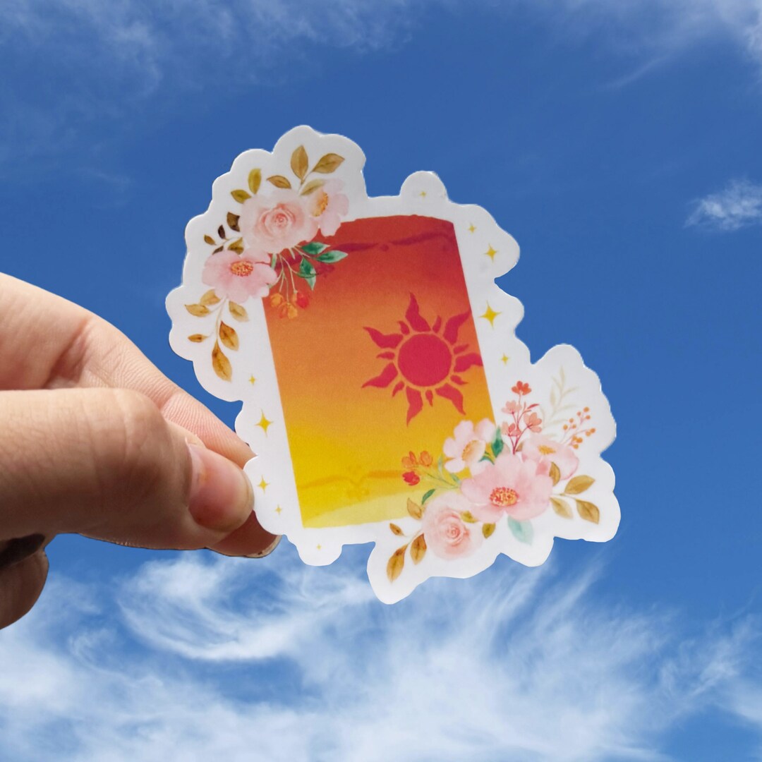 Tangled Lantern Sticker, Disney Laptop Sticker, Tangled Sticker ...