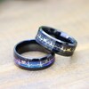 Custom Personalized Laser Engraved Ring Tungsten Ring Mens Wedding Band ...