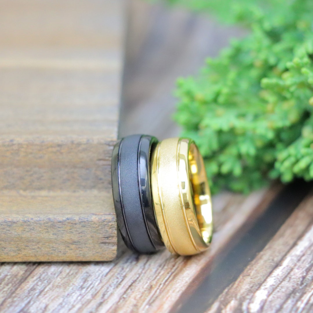 Sandstone Wedding Ring, Mens Engagement Ring, Mens Anniversary Ring ...