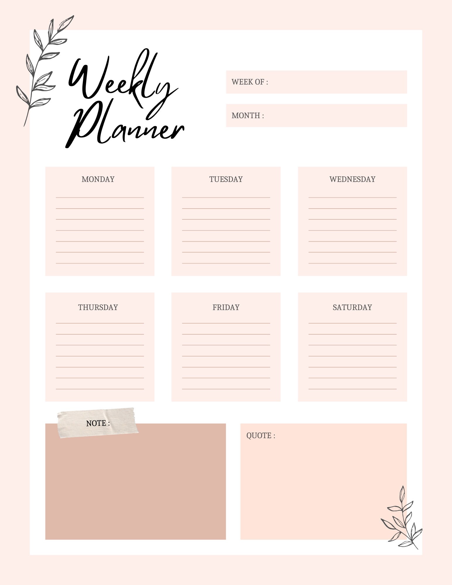 That Girl Ultimate Planner, Daily Planner, Skin Care Planner, Monthly Planner. - Etsy